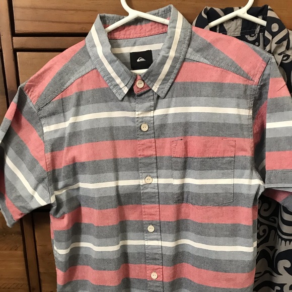 Quiksilver | Shirts & Tops | Two Boys Quicksilver Button Down Shirts ...